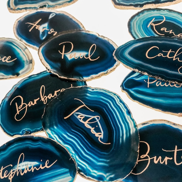 Agate Place Card - Etsy