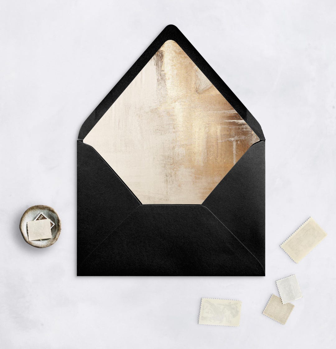 Gold Texture Envelope Liner | Gold, Metallic, Neutral, Modern Envelope ...
