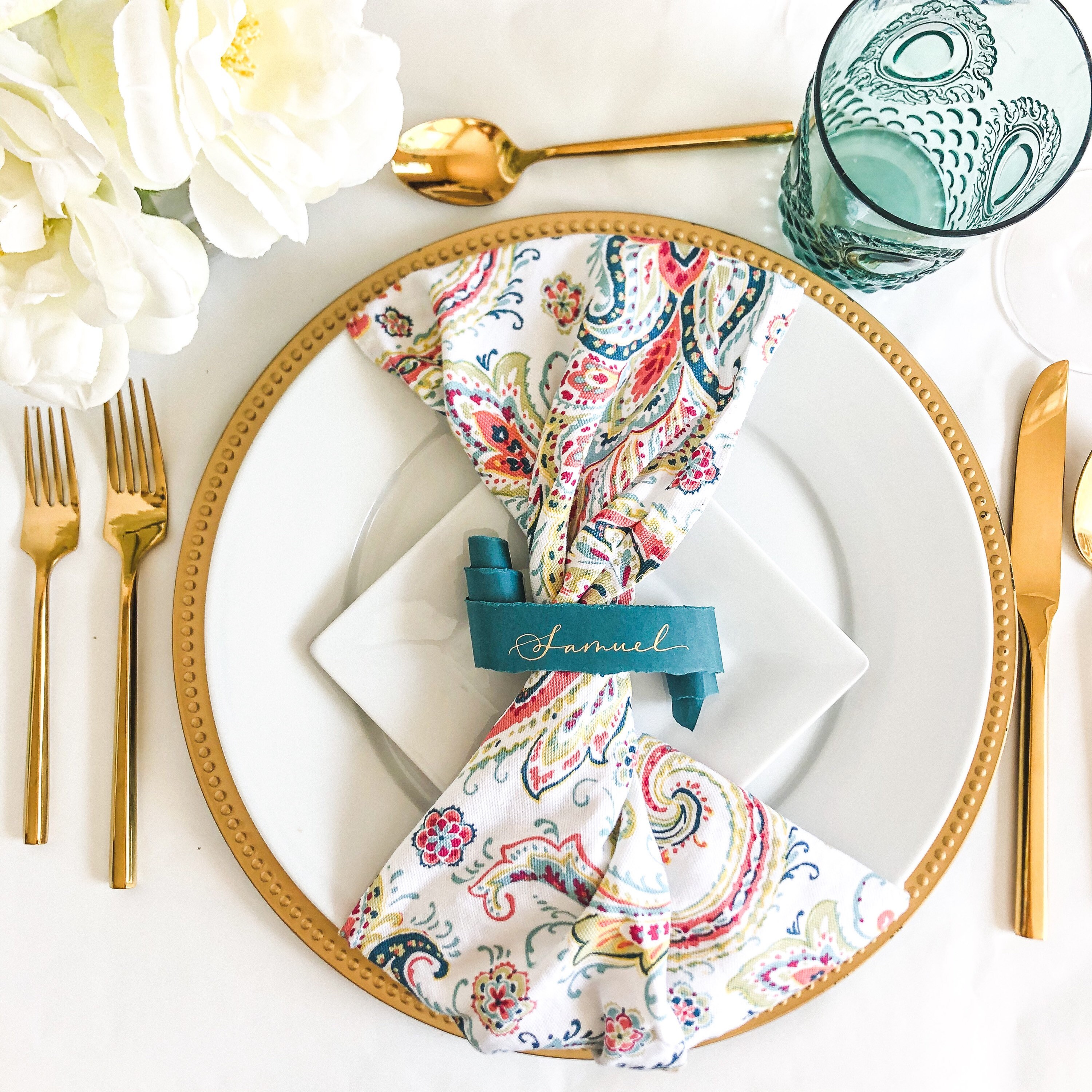 Scroll Paper Place Cards With Hand Calligraphy | Romantic, Fairytale ...