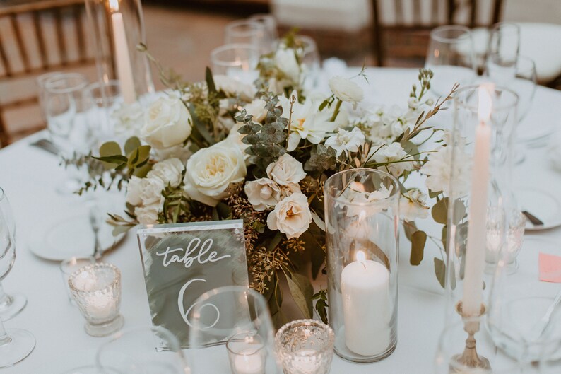 Custom Acrylic Wedding Signage With Hand Lettering - Etsy