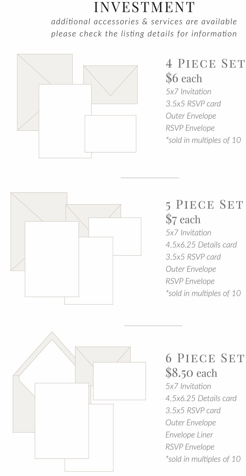 Manhattan Semi-custom Wedding Invitation | Modern, Minimalist, Black ...