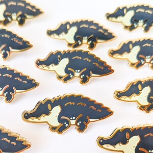 American Alligator - Tiny Reptile Enamel Pins - Etsy