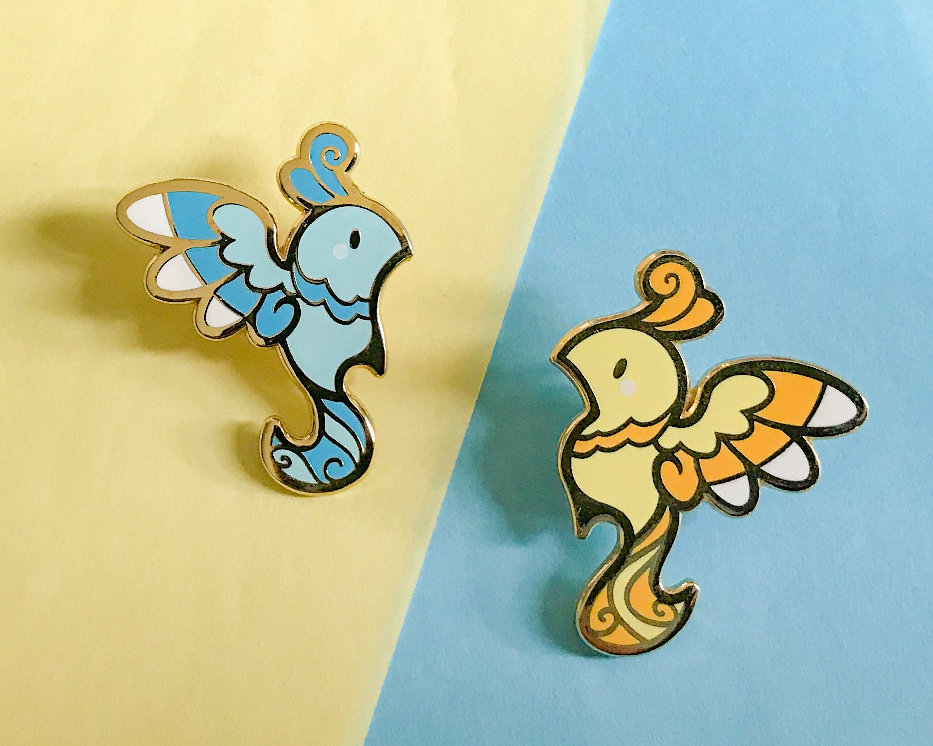 Jian Bird Enamel Pins - Etsy UK
