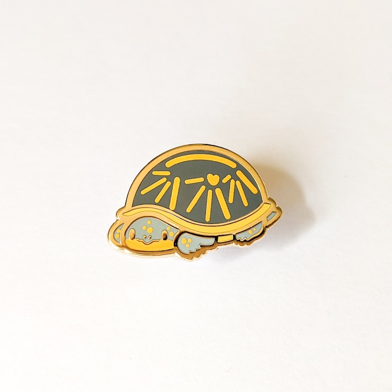 Turtle Enamel Pin - Etsy