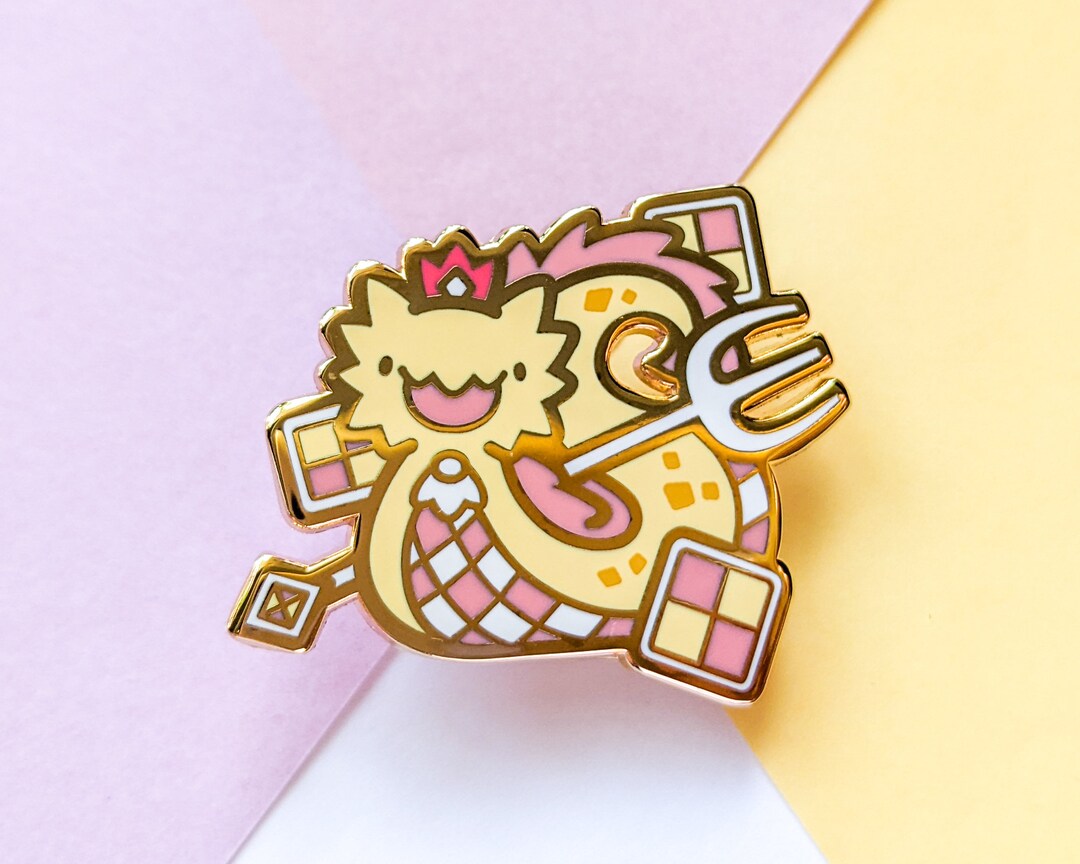 Battenburg Basilisk Enamel Pin - Etsy
