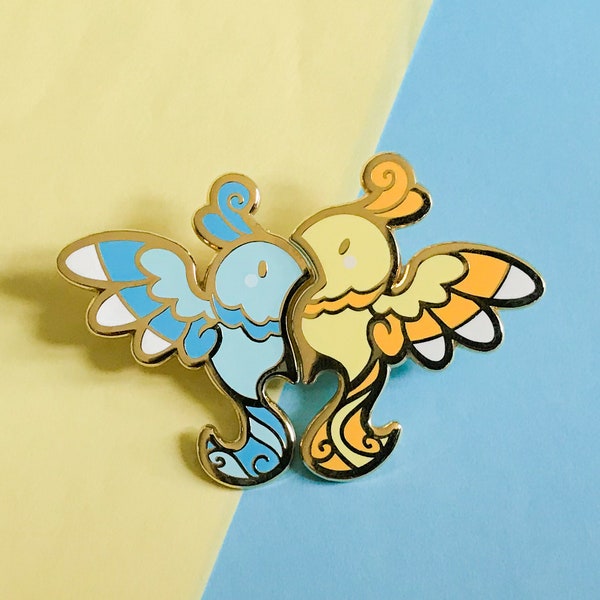 Bird Enamel Pin - Etsy