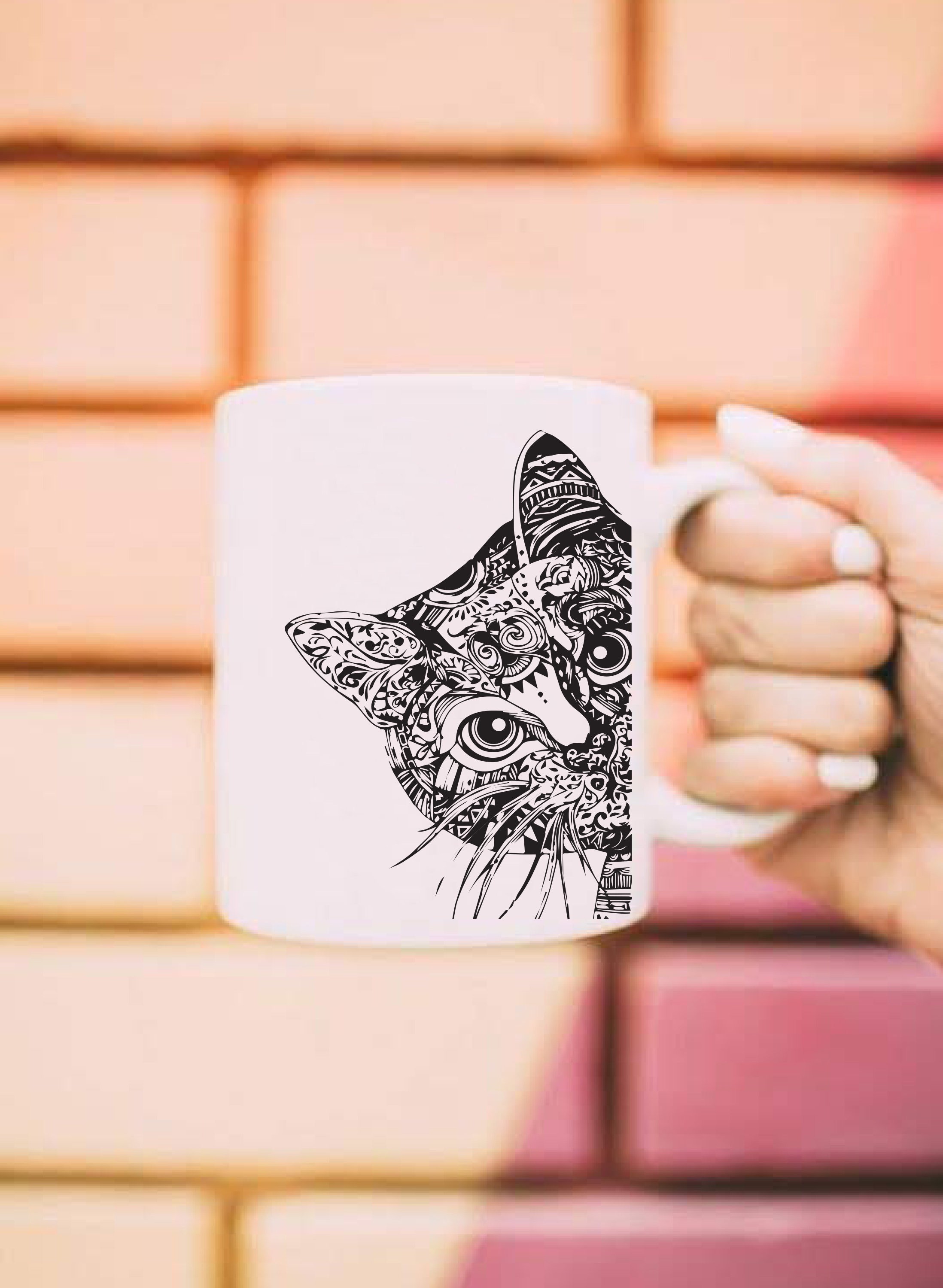 Cat Lover Gift for Her, Cute Cat Mug, Crazy Cat Lady Mug Christmas Gift ...