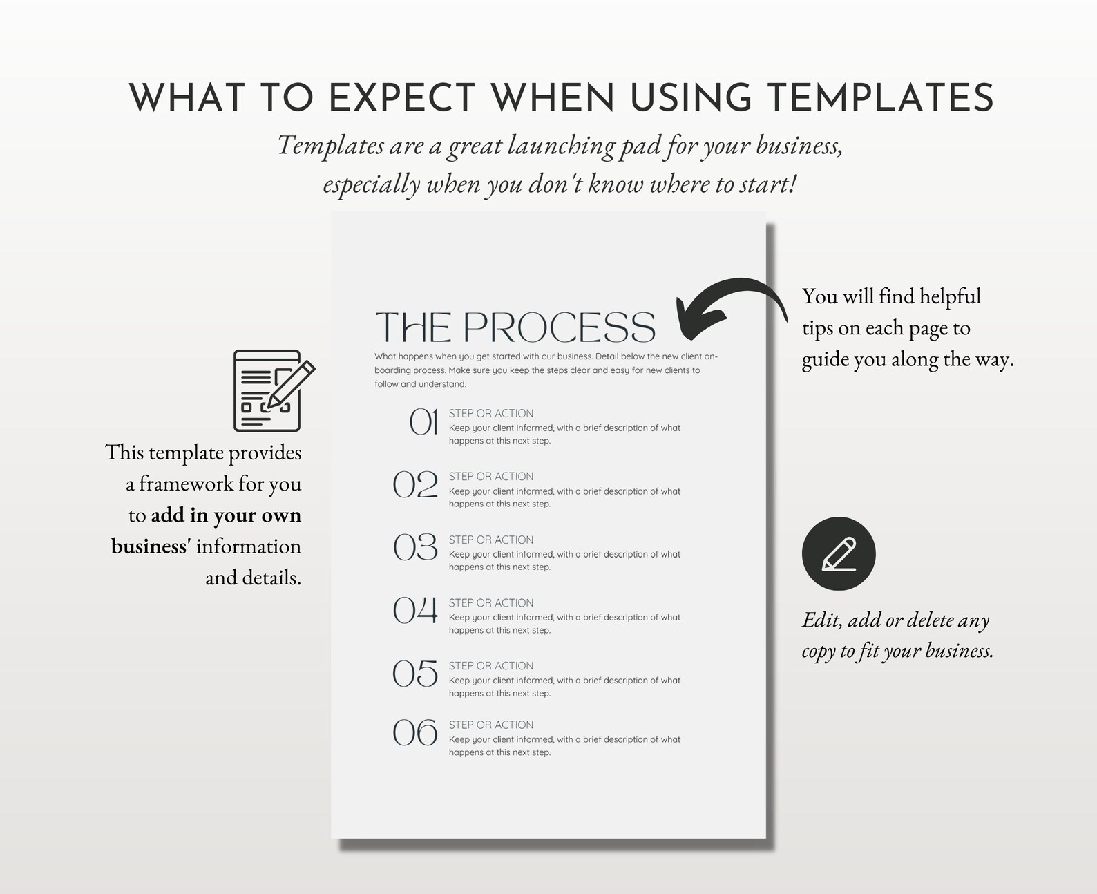 Client Goodbye Template for Canva, Classic 18 Pages Editable Business ...