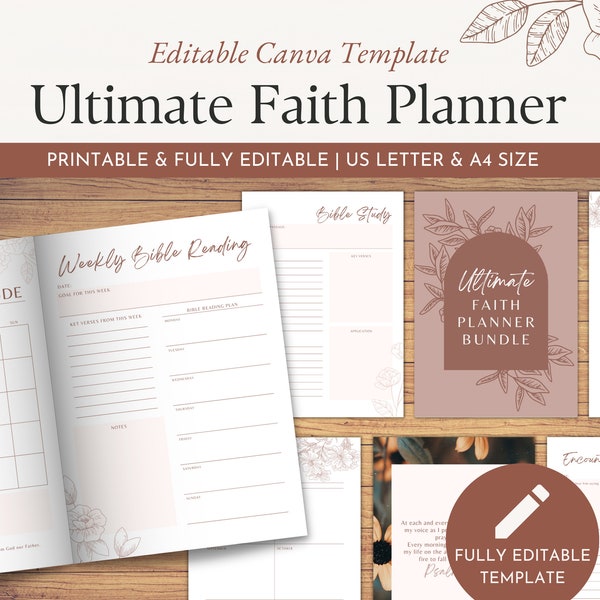 Sermon Notes Canva - Etsy