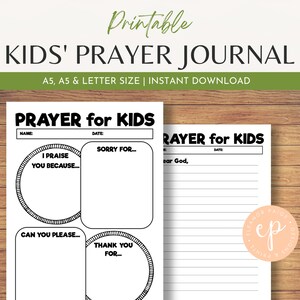 Printable Prayer Notes for Kids Children's Prayer - Etsy