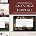 Sales Landing Page Website Template Canva, Course, Coaching & Services ...