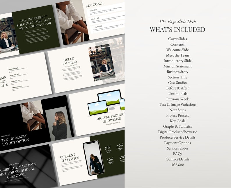 Webinar Slide Deck Canva Template: Modern Masterclass Presentation (50 ...