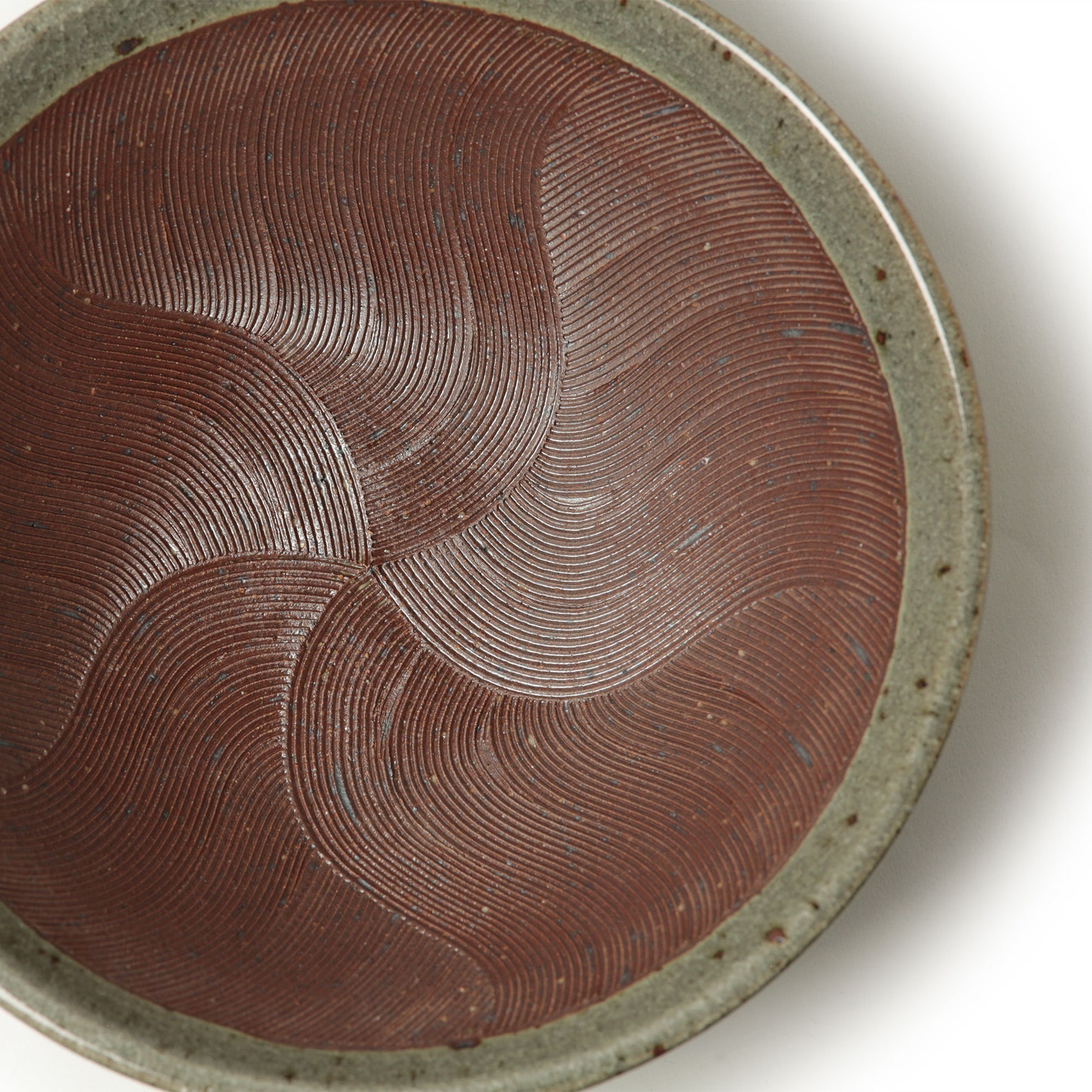 9.8 in Mortar Bowl Japanese Pottery Suribachi Mash Bowl Gray Wabi Sabi ...