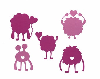 Monster cutouts | Etsy