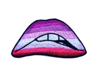 Asexual Pride Lips Patch - Etsy
