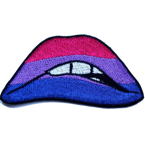 Asexual Pride Lips Patch - Etsy