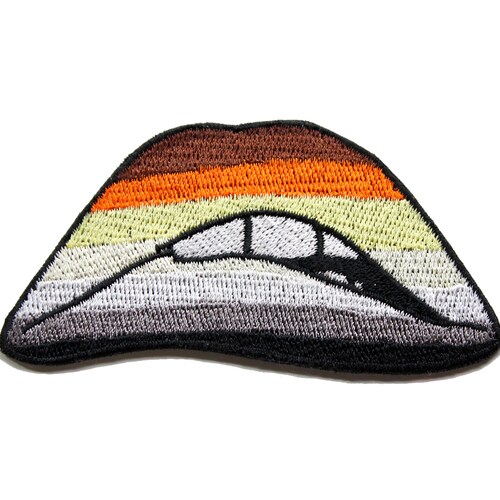 Asexual Pride Lips Patch - Etsy