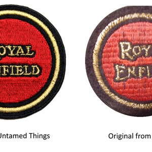 Frank's Royal Enfield Patch (bordered) - Etsy