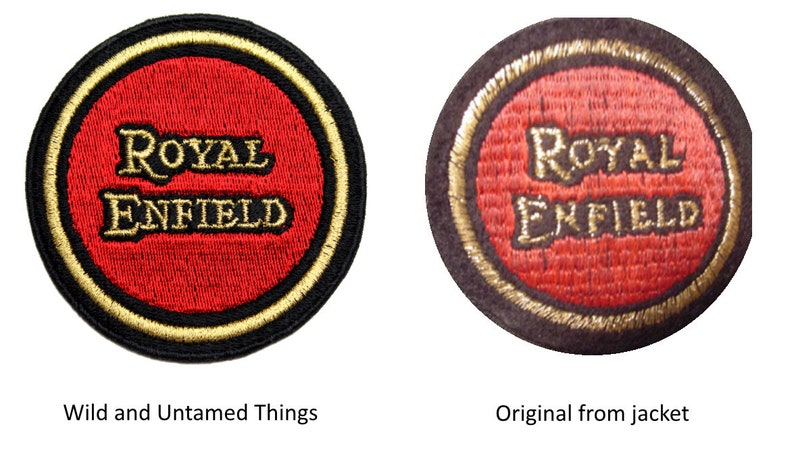 Frank's Royal Enfield Patch (bordered) - Etsy