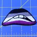 Asexual Pride Lips Patch - Etsy