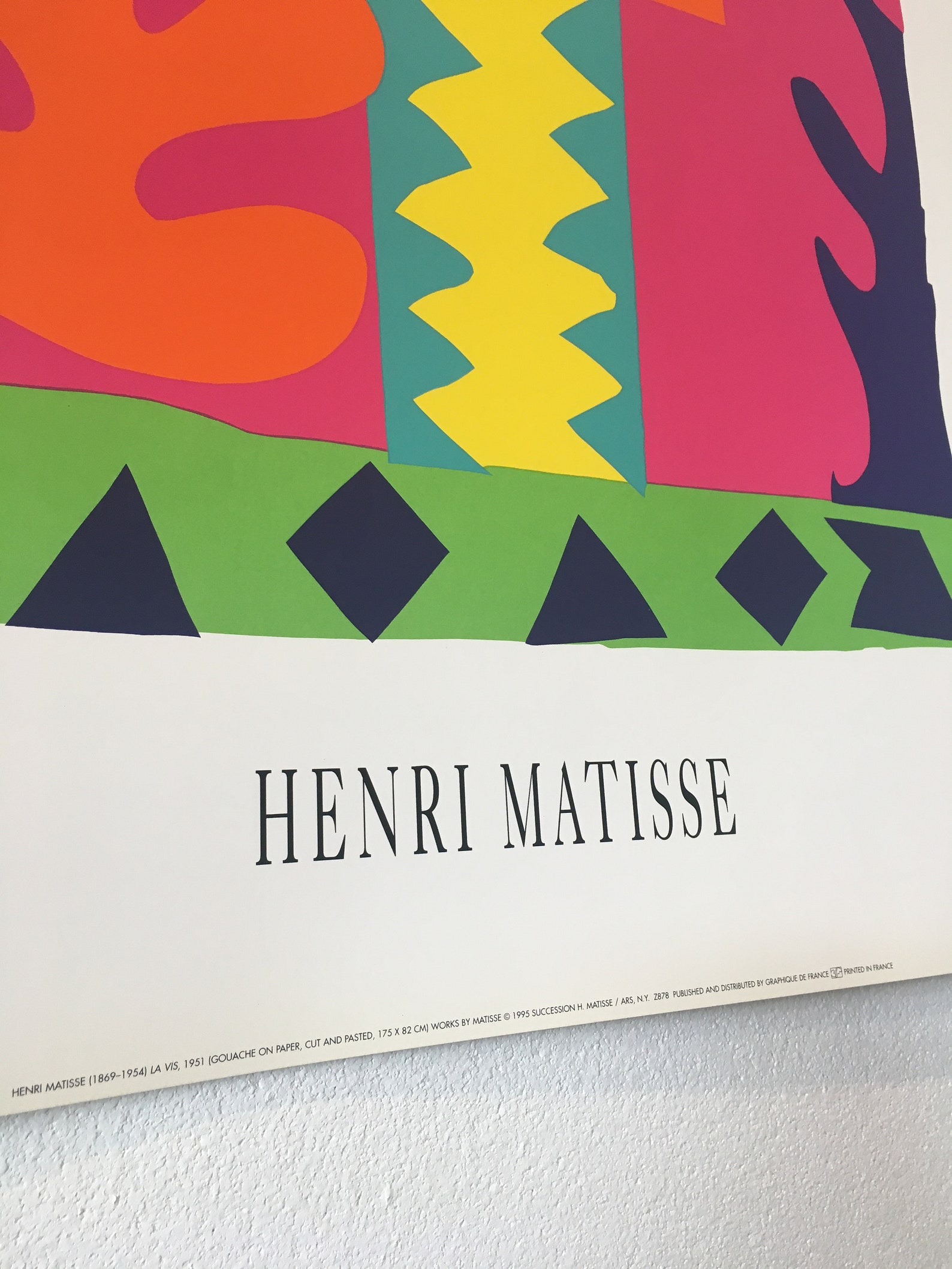 Henri Matisse GRAPHIQUE DE FRANCE Vintage Art & Exhibition Poster - Etsy