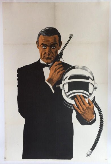 James Bond agent 007 Edition Poster Sean Connery 1967 Film - Etsy