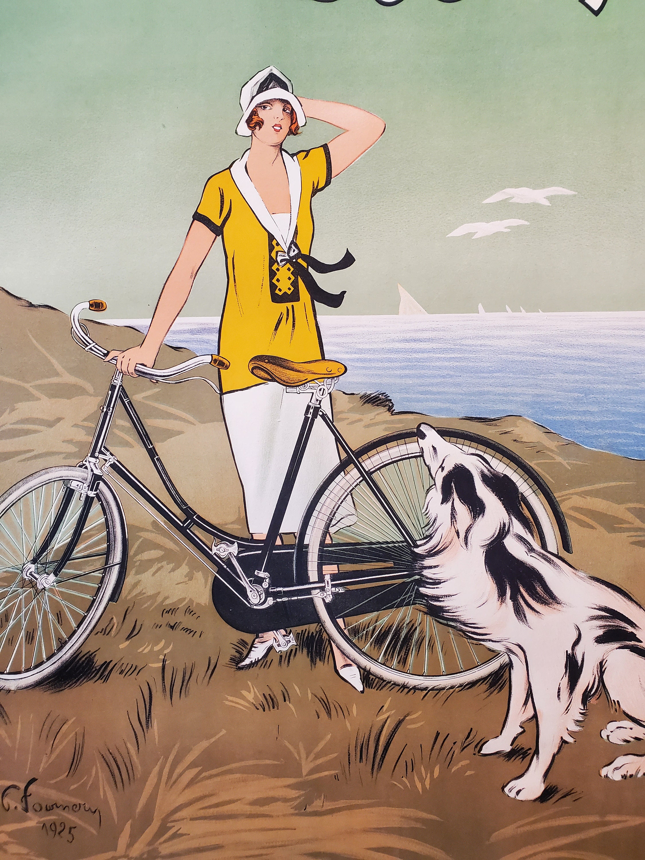 Original Vintage Art Deco Poster, 'DE DION-BOUTON Cycles', 1925 - Etsy