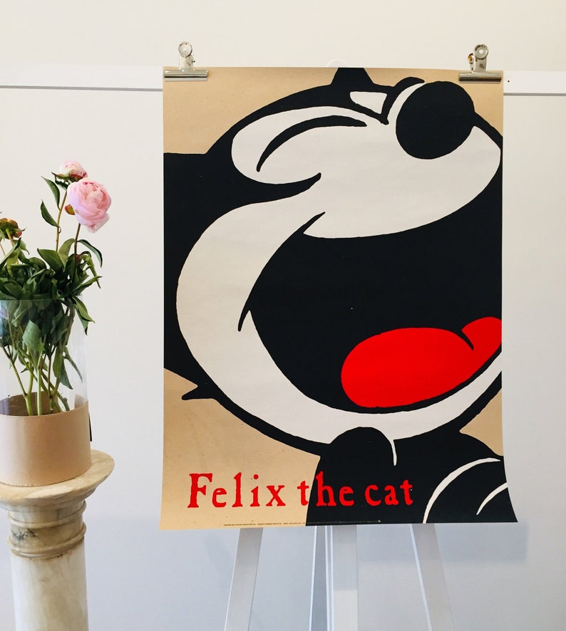 Original Vintage Poster - Felix the Cat - Etsy Singapore
