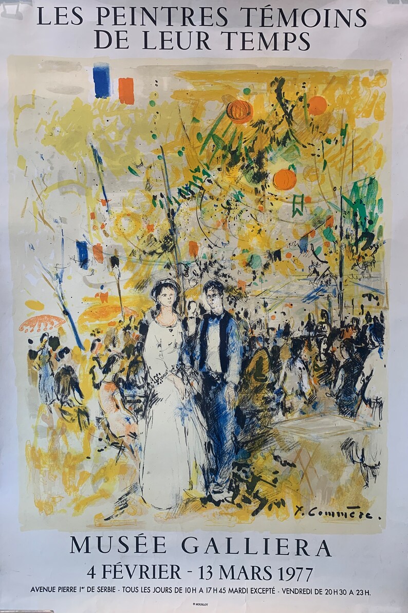 Art & Exhibition Poster 'hommage A Mary Cassatt', 1972 Original ...