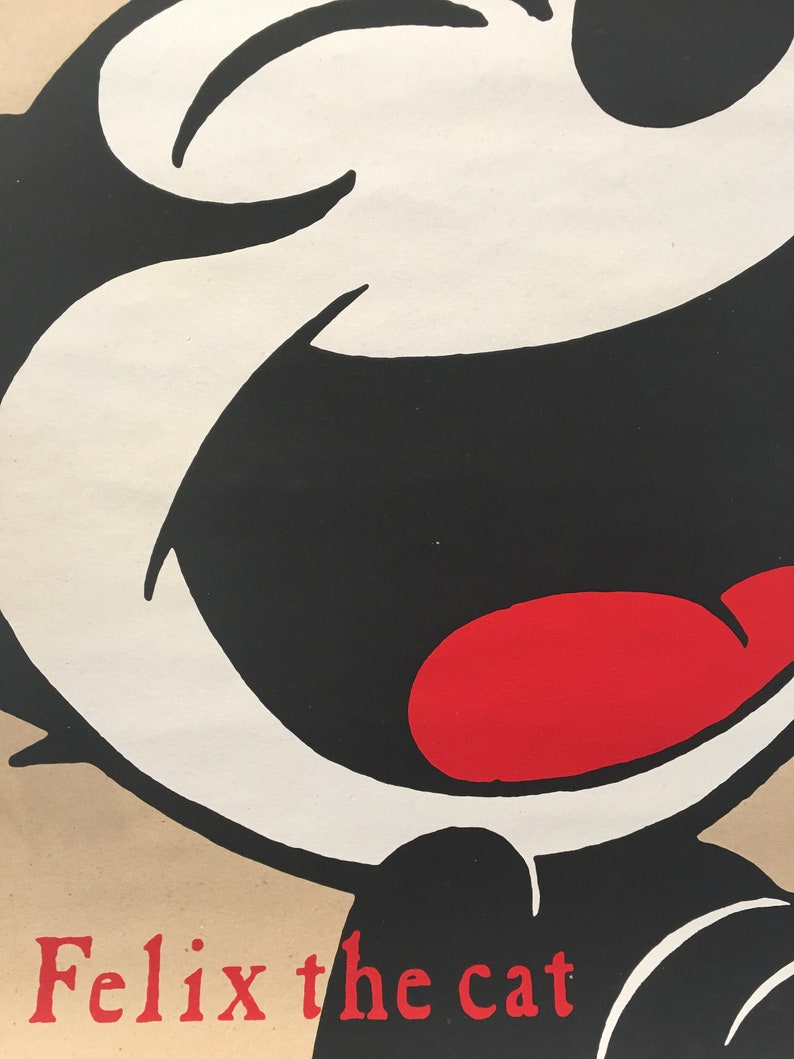 Original Vintage Poster - Felix the Cat - Etsy Singapore