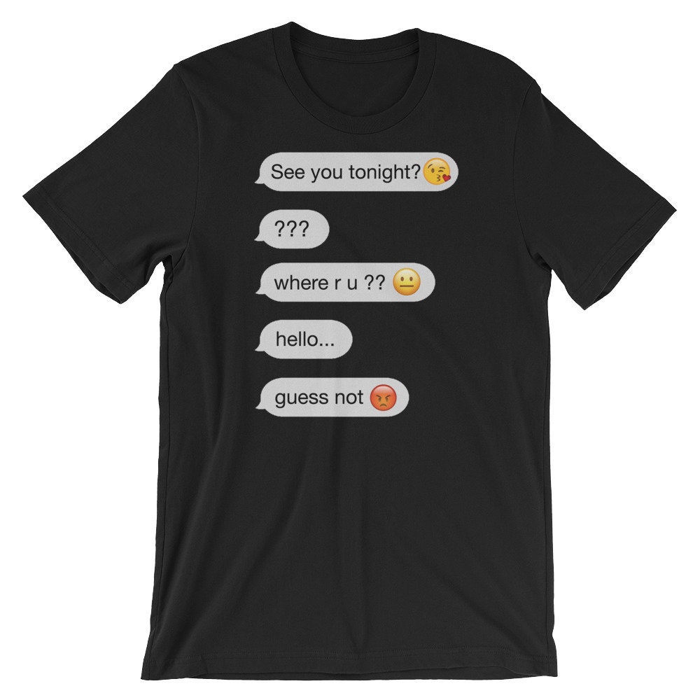 Couple Ghosting Text Message Funny Halloween T-shirt, Ghosted Costume ...