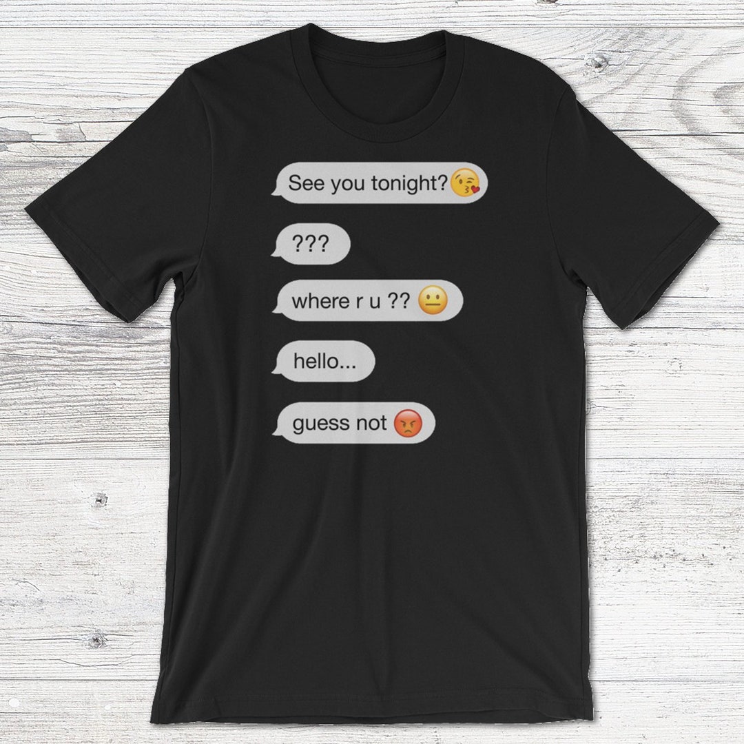 Couple Ghosting Text Message Funny Halloween T-shirt, Ghosted Costume ...