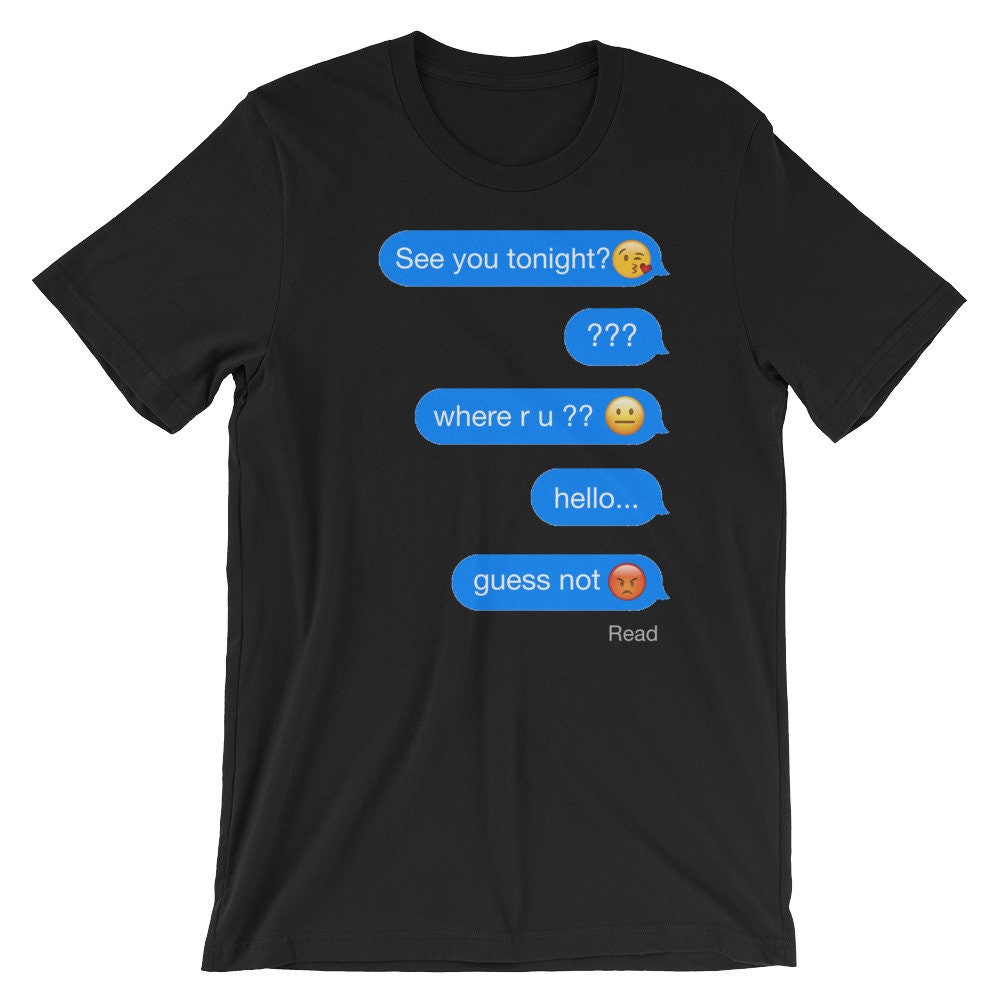 Couple Ghosting Text Message Funny Halloween T-shirt, Ghosted Costume ...