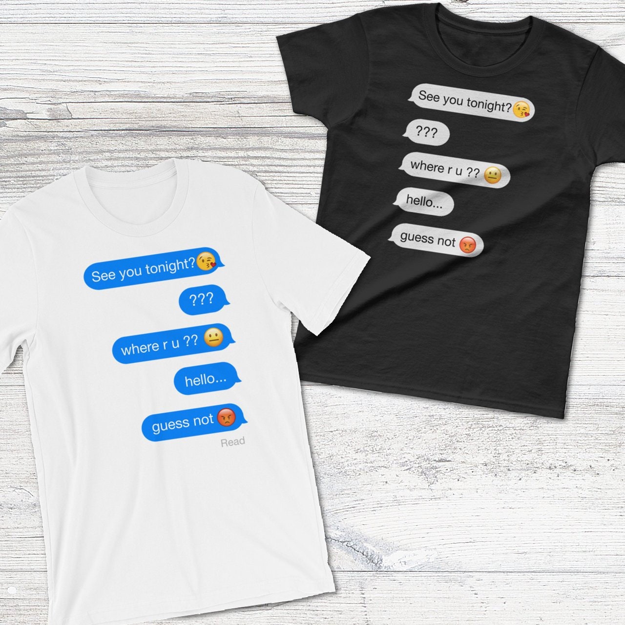 Couple Ghosting Text Message Funny Halloween T-shirt, Ghosted Costume ...