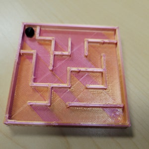 Learn to Create 3D Print Files With Tinkercad: Maze With Ball - Etsy