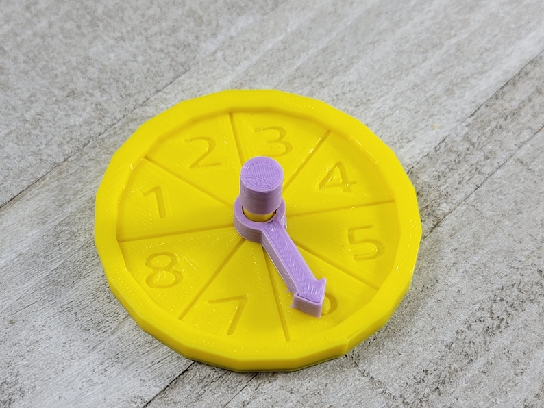 Learn to Create 3D Print Files With Tinkercad: Game Spinner Numbers or ...