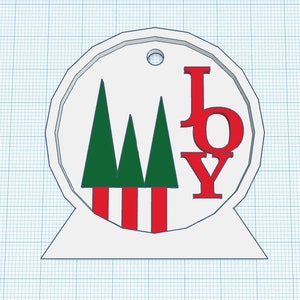 Learn to Create 3D Print Files With Tinkercad: Christmas Ornament Joy ...