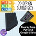 Learn to Create 3D Print Files With Tinkercad: Mini Bundle 5 - Guitar ...