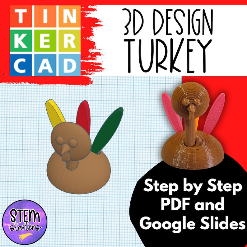 Learn to Create 3D Print Files With Tinkercad: Mini Holiday Bundle 1 ...