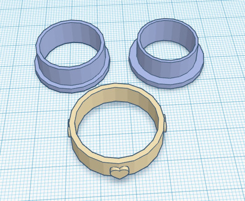 Learn to Create 3D Print Files With Tinkercad: Fidget Ring - Etsy