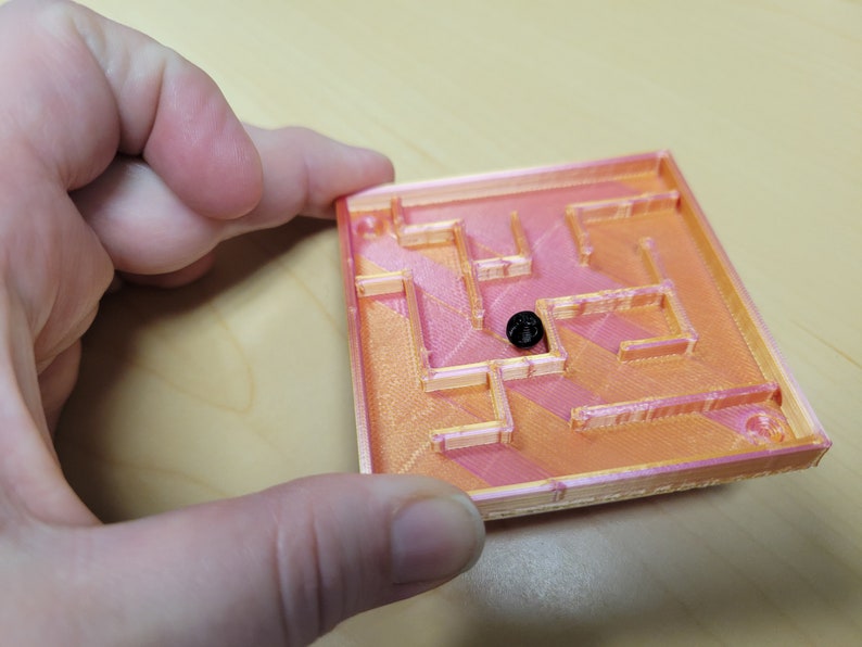 Learn to Create 3D Print Files With Tinkercad: Maze With Ball - Etsy