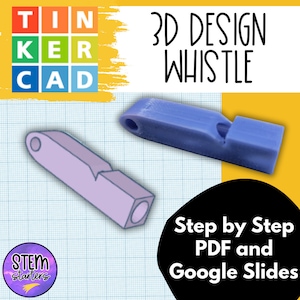 Learn to Create 3D Print Files With Tinkercad: Whistle | Working ...