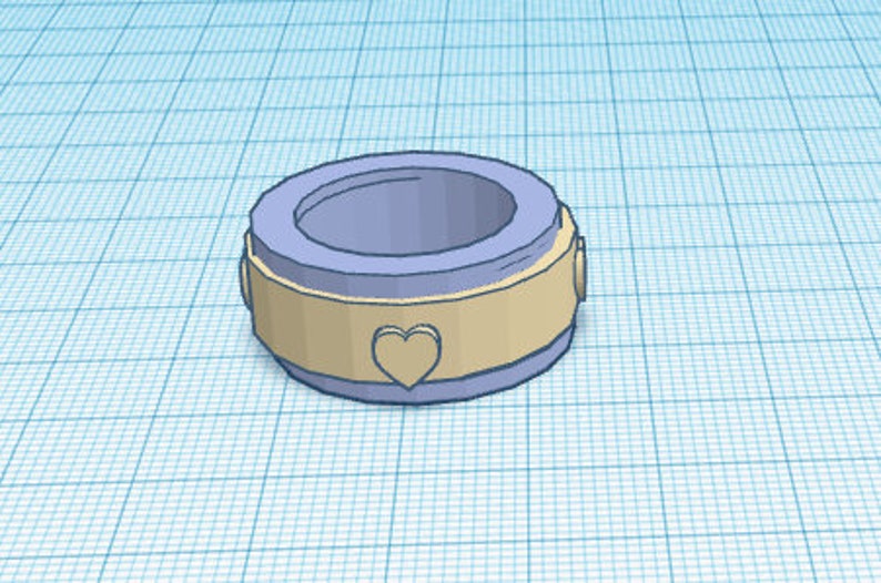 Learn to Create 3D Print Files With Tinkercad: Fidget Ring - Etsy