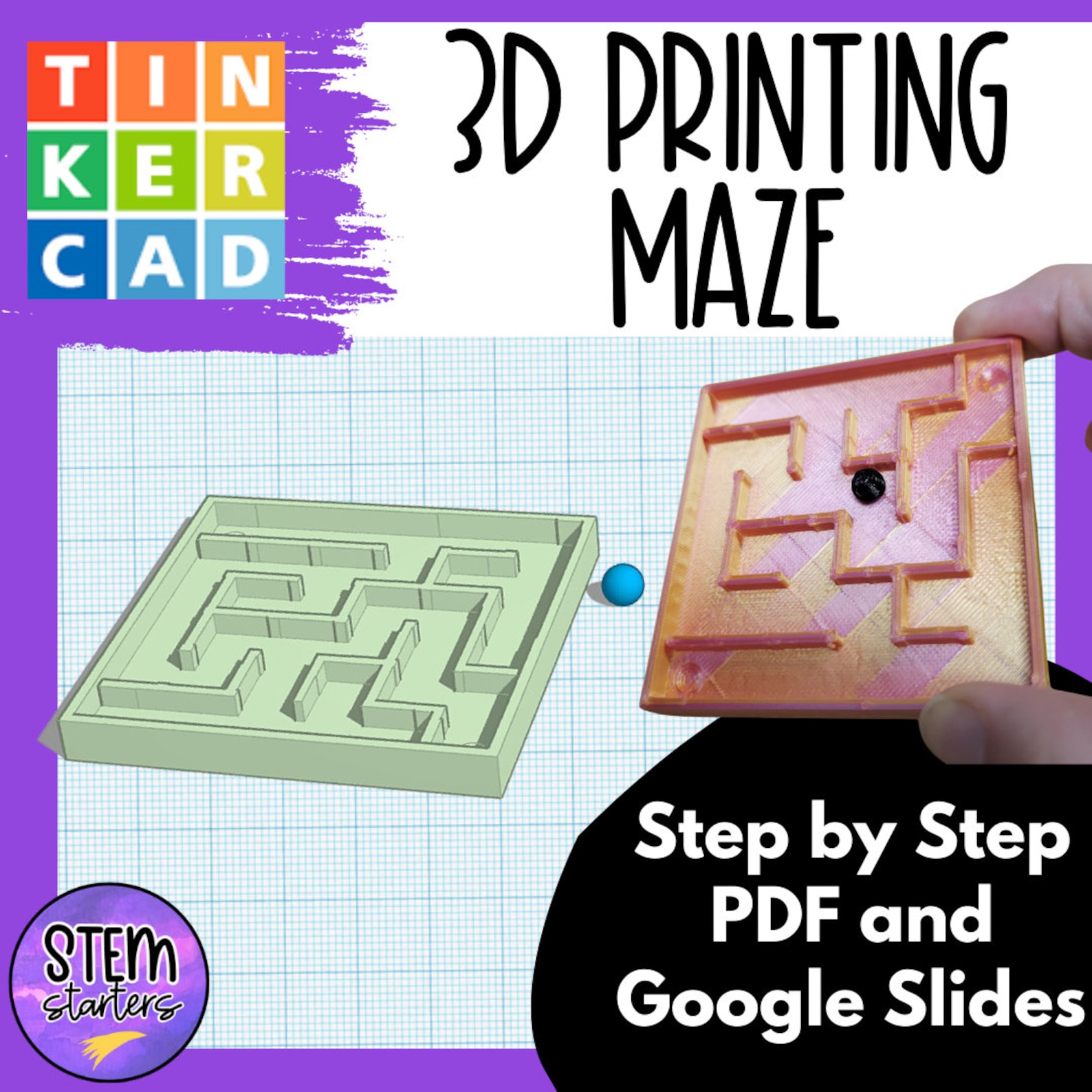 Learn to Create 3D Print Files With Tinkercad: Mega Bundle 3 With NINE ...