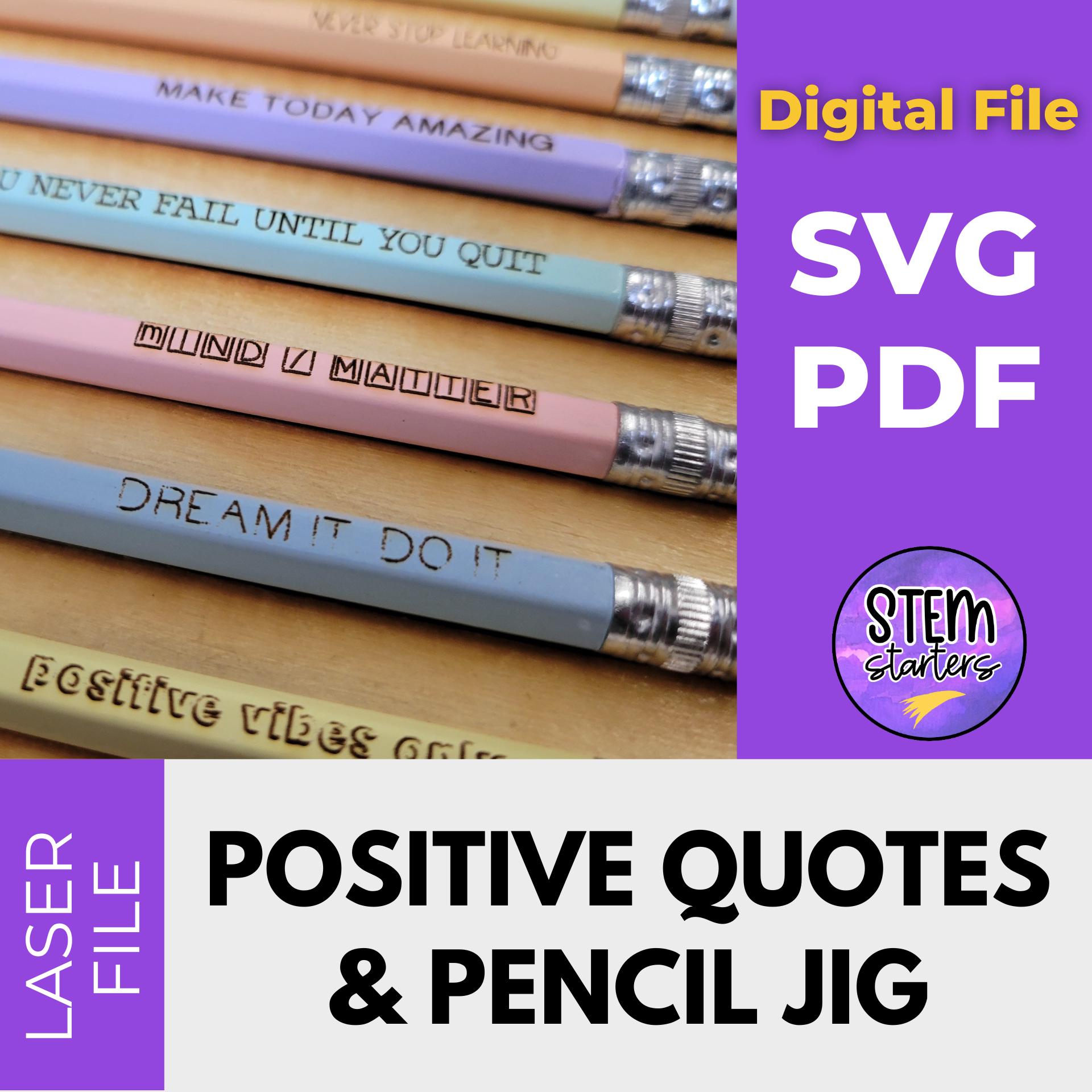 Funny Pencil Quotes YA Pencil Set Throne Of Glass, Red Queen, An