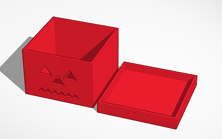 Learn to Create 3D Print Files With Tinkercad: Pumpkin Box Votive ...