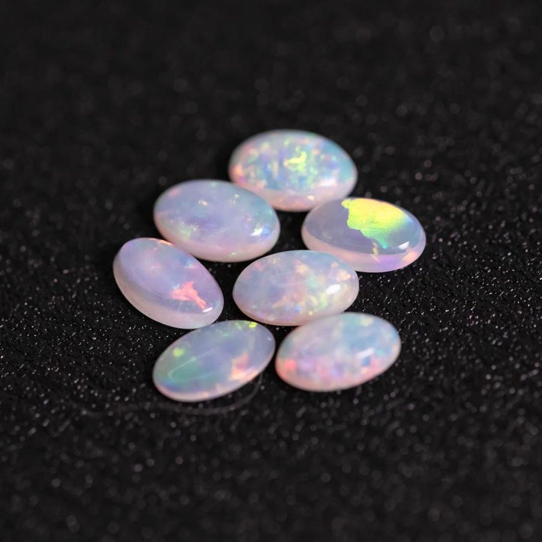 Exquisite Australian Opal Collection – 7 Rainbow Hues, 1.07ct Natural ...