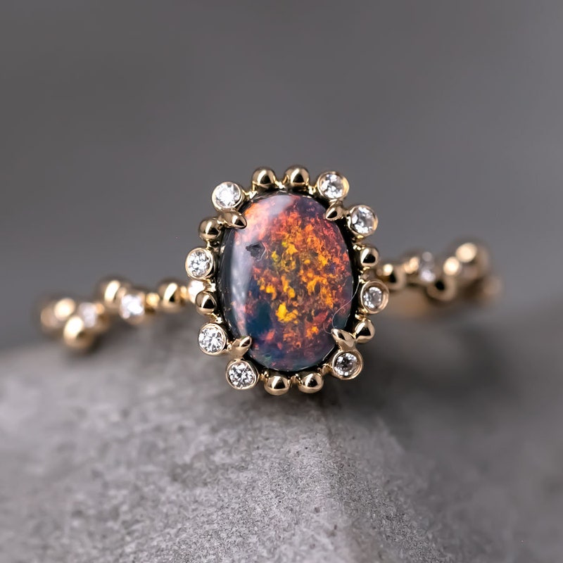 Black Opal - Etsy