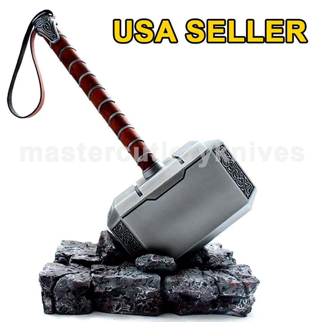 Actual Size Scale Full Metal Avengers Thor Hammer 1 1 Replica Prop ...