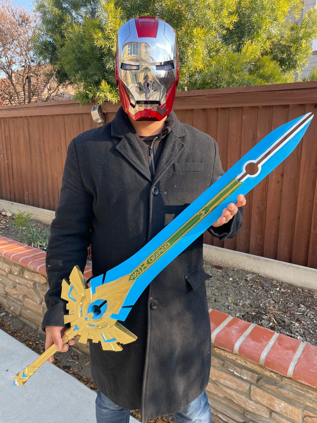 42.5 Genshin Impact Skyward Blade Fiberglass Resin Claymore Weapon ...